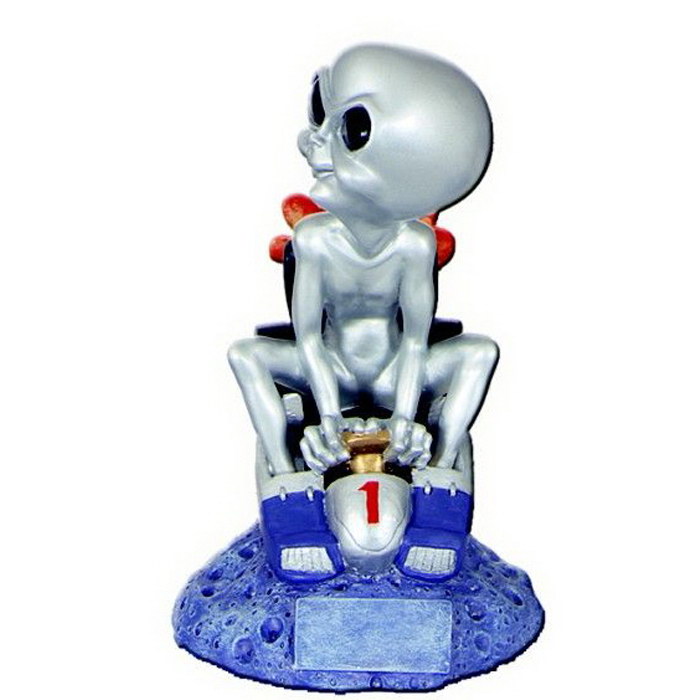 Figur Alien Kart Rennen Motorsport Vereinspreis Trophy | Zopidos ...