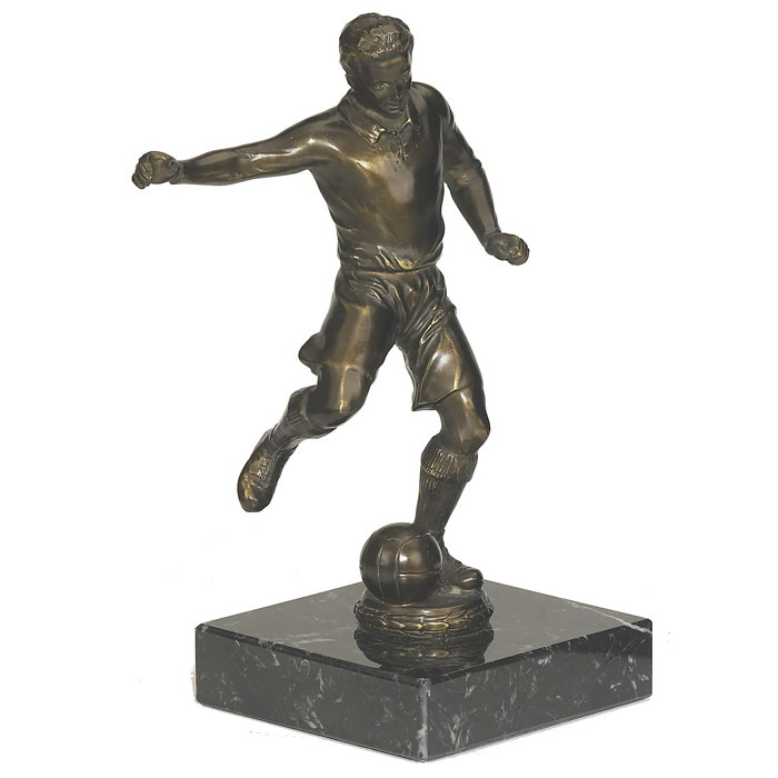Figur Fußballer Sportauszeichnung Exklusives Metalldesign | Zopidos ...